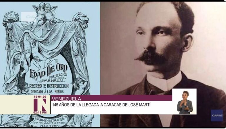 Rememoran 145 años de la visita de José Martí a Caracas - Canal Caribe
